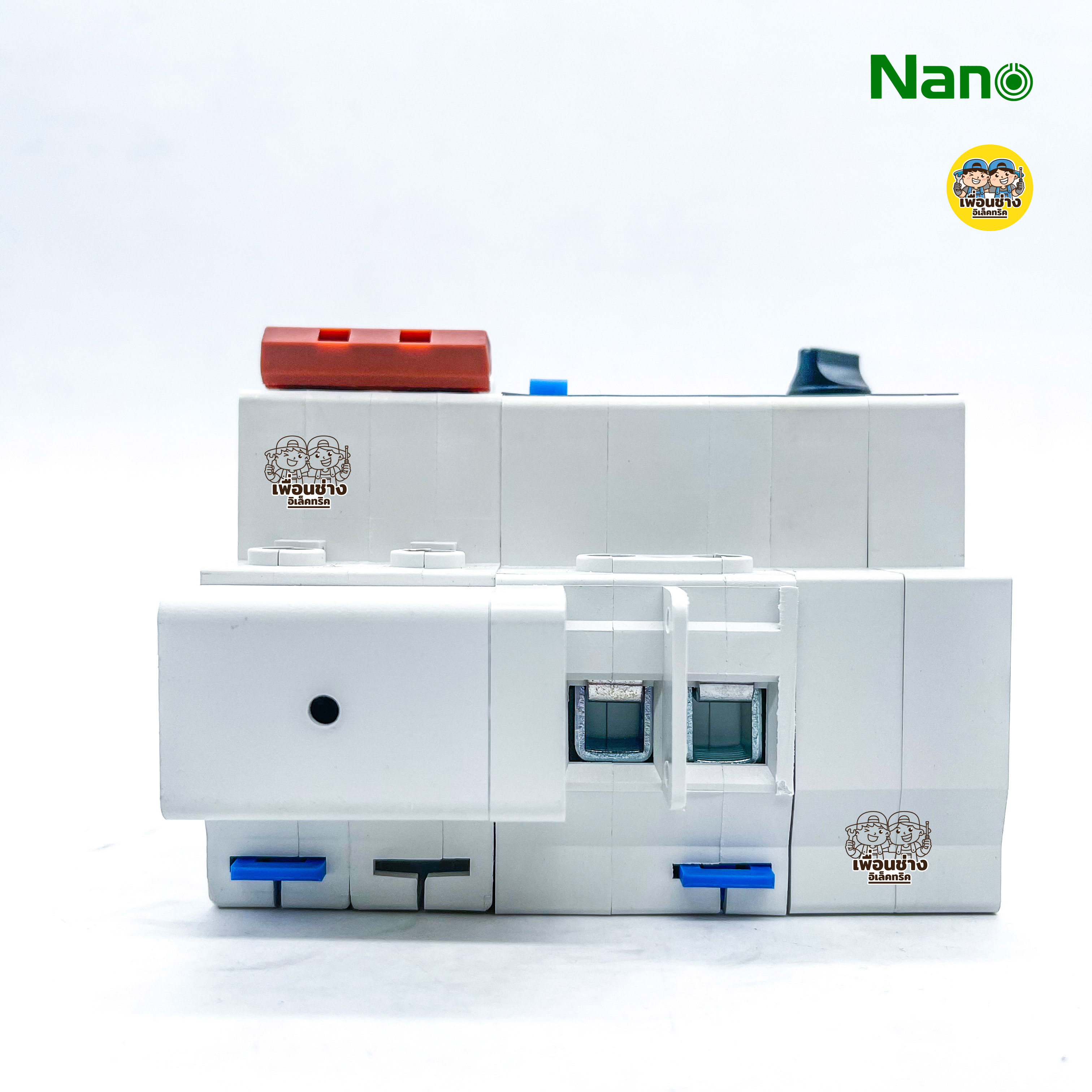 NANO Plus เซอร์กิตเบรกเกอร์ เฉพาะเมน กันดูด RCBO แบบปรับ mA ได้ ติดราง ...