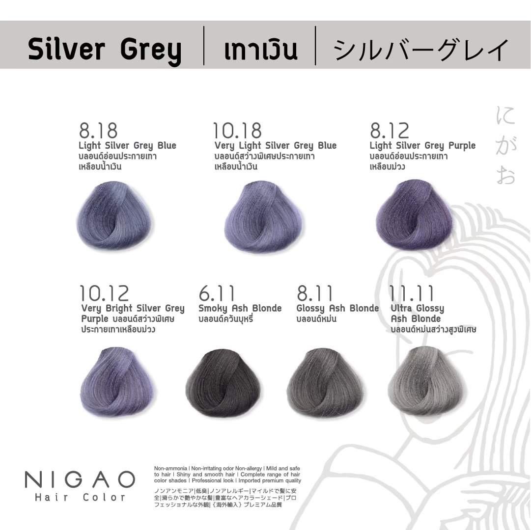 (11.0+11.11) ครีมเปลี่ยนสีผมนิกาโอะ(Nigao) ปริมาณ 100 ml / เม็ดสีแน่น / ไร้แอมโมเนีย ไม่ฉุน ...