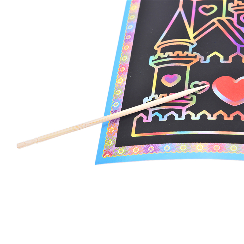 Qearl Magic Scraping Drawing Paper Toys Coloring Picture Children ...