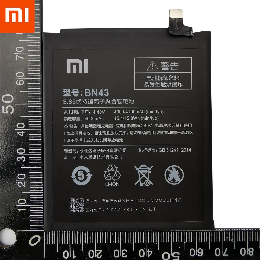 Original Battery Xiaomi Mi Redmi Note Max Mix 2 3 3S 3X 4 4X 4A 5 5A 5S ...