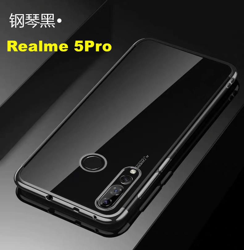 พร้อมส่ง Case Realme 5 Pro เคสเรียวมี5pro เคสนิ่ม TPU เคสใสขอบสี สินค้า ...