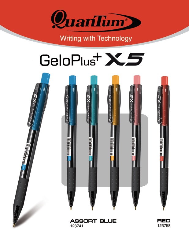 ปากกาลูกลื่น Quantum X5 0.5 สีน้ำเงิน (50 ด้าม) | Lazada.co.th