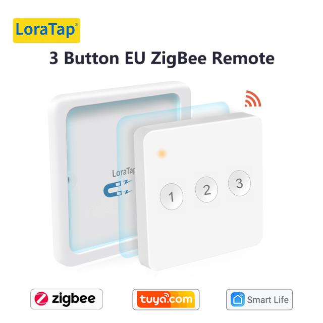 Zigbee 3.0 Wireless 12 Push Button Remote Tuya Devices Scene Automation Control Via Smart Life ...
