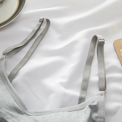 เสื้อในไร้โครง บราไร้โครง เสริมฟองน้ำในตัว ตะขอหลัง สายปรับระดับได้ มี ...