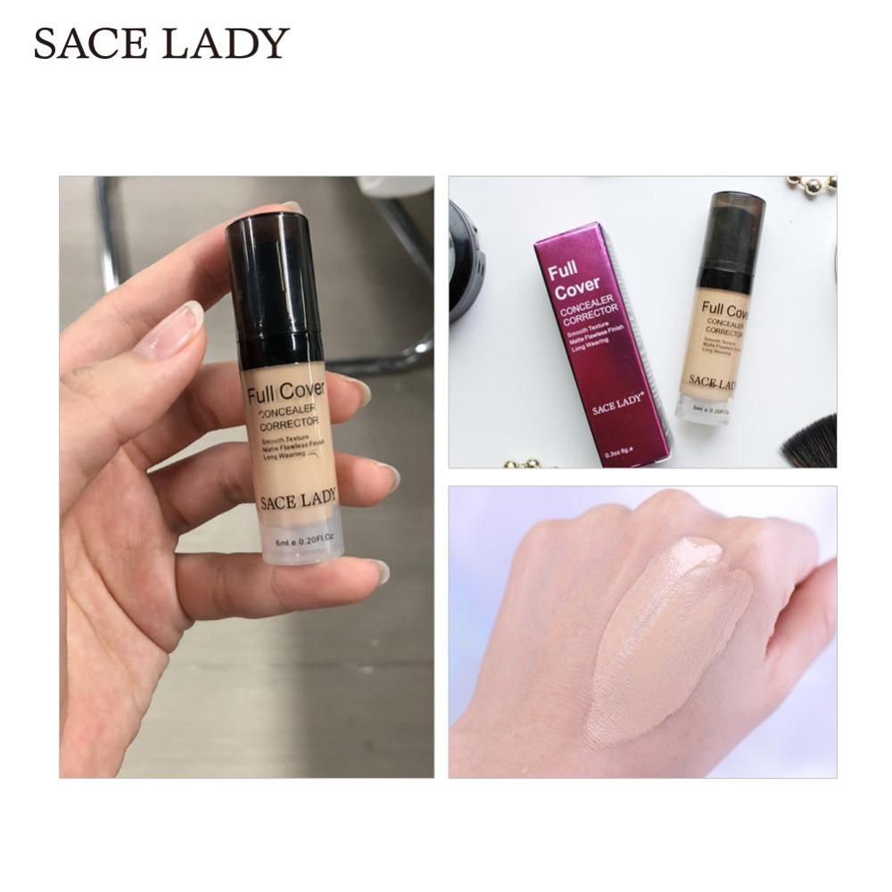 SACE LADYคอนซีลเลอร์ เครื่องสำอางสำหรับใบหน้า รองพื้น ปกปิดนาน กันน้ำ 6 ...