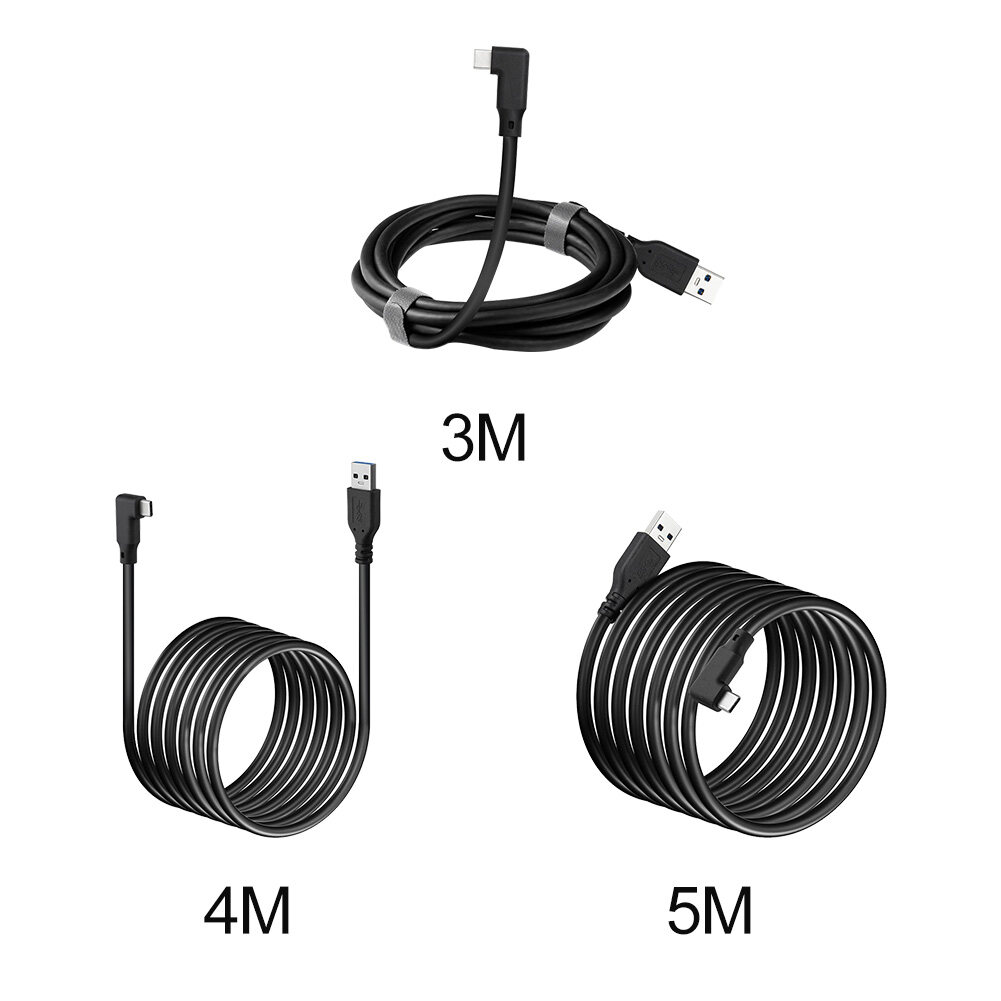 VR Accessories Replacement Parts Lightweight Link Cable 90 Degree Angle ...