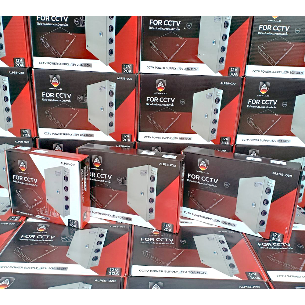 Apollo Power Suppy BOX 12V 10A 20A 30A ตู้ไฟฟ้า ตู้สวิทชิ่ง เพาวเวอร์ ...