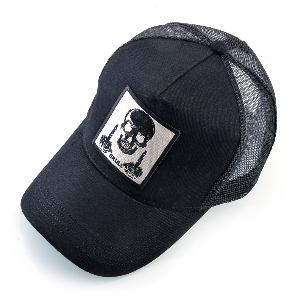 Men 39;s Baseball Cap With Embroidery Skull Patch Snapback Hip Hop ...