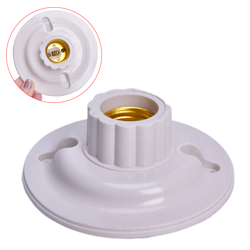 EVAN E27 LED Light Bulb Holder Round Socket E27 Base Hanging Lamp ...