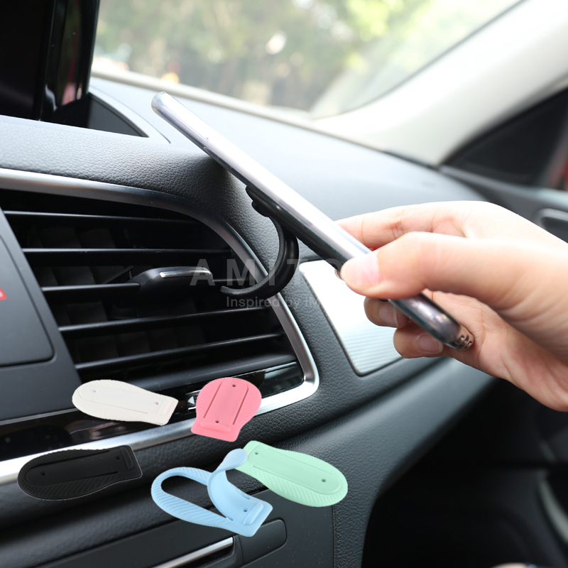 ซิลิโคนวางโทรศัพท์ ที่ตั้งโทรศัพท์ในรถยนต์ Silicone U Shape Phone ...