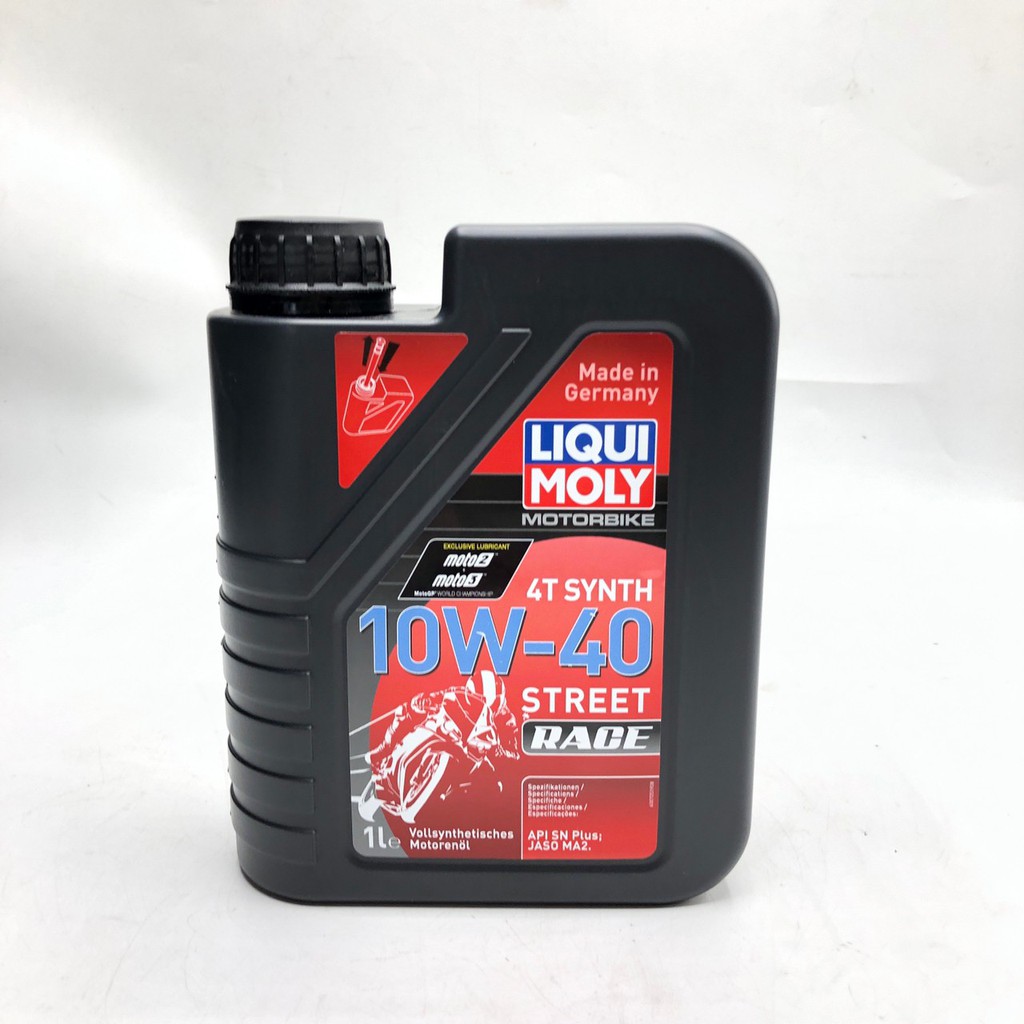 น้ำมัน (LIQUI MOLY) 4T 10W-40 Street Race 1L. | Lazada.co.th