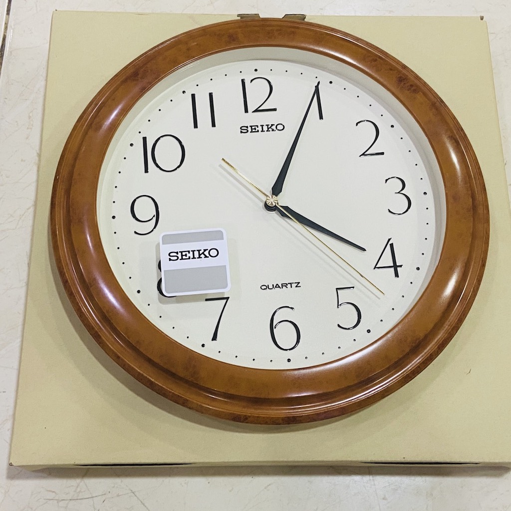 SEIKO CLOCKS นาฬิกาแขวนไชโก้ 16นิว นาฬิกาแขวนผนัง รุ่น PQA041S PQA041G PQA041041F ประกันศูนย์ ...