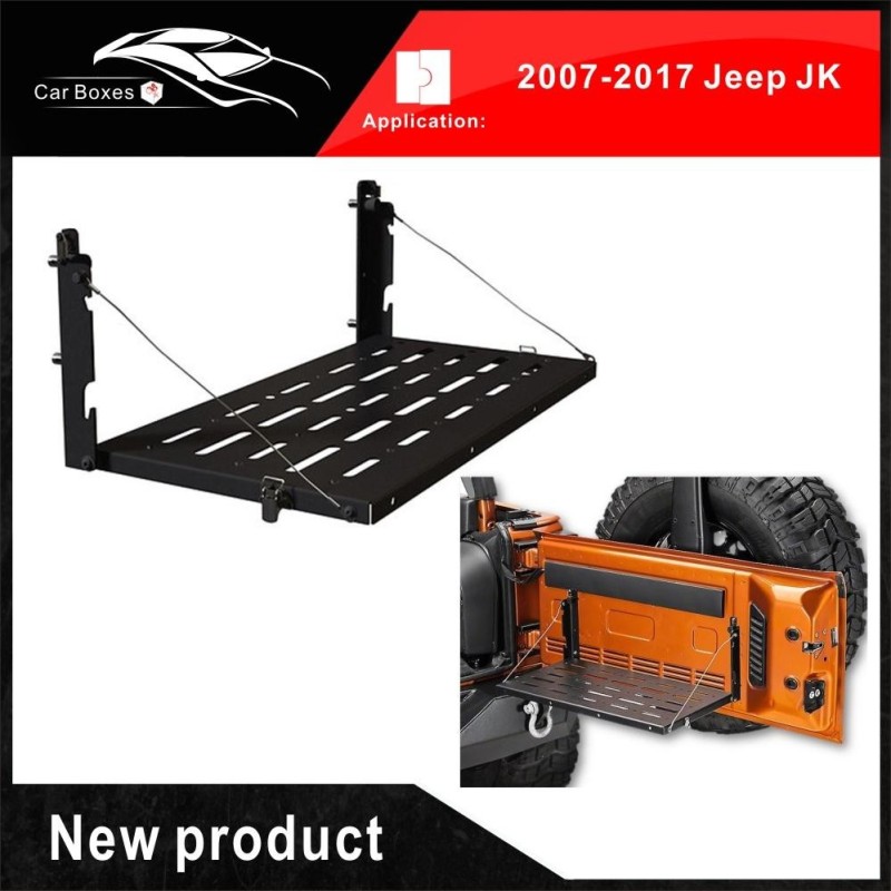 Rear Tailgate Utility Shelf Cargo Storage Rack CampingTable For Jeep ...