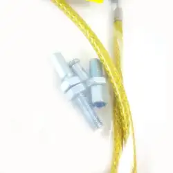 ระฆังทอง สายคันเร่งถัก ความยาว 1.30 ม. สีทอง สำหรับรุ่น WAVE, MSX, KSR ...