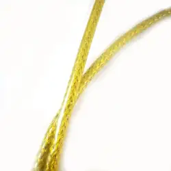 ระฆังทอง สายคันเร่งถัก ความยาว 1.30 ม. สีทอง สำหรับรุ่น WAVE, MSX, KSR ...