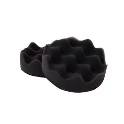 3M 05726 โฟมฟองน้ำ 3นิ้ว สำหรับขัดสี แบบละเอียดและเงา สีดำ (บรรจุ 2แผ่น ...