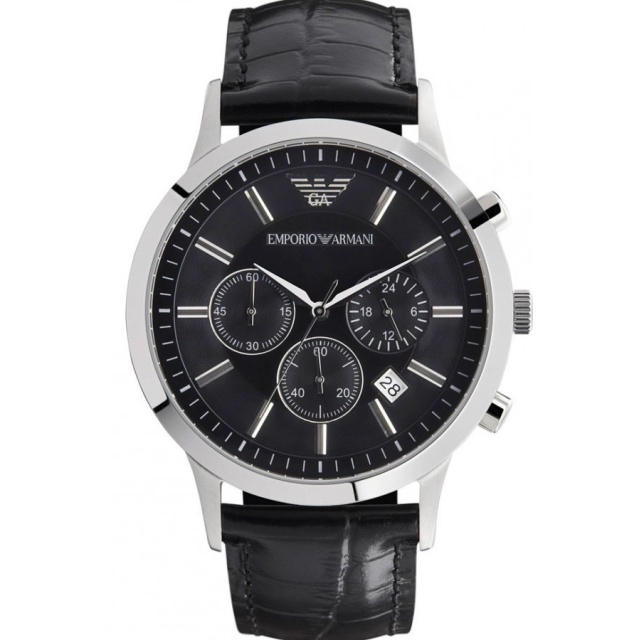 เช็คราคา Emporio Armani นาฬิกาข้อมือผู้ชาย สายหนัง รุ่น AR2447
