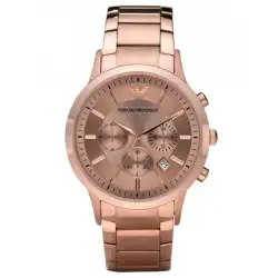Emporio Armani AR2452 Classic Chronograph Rose gold - WATCH POPULAR ...