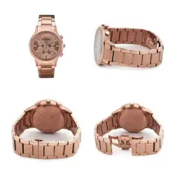 Emporio Armani AR2452 Classic Chronograph Rose gold - WATCH POPULAR ...