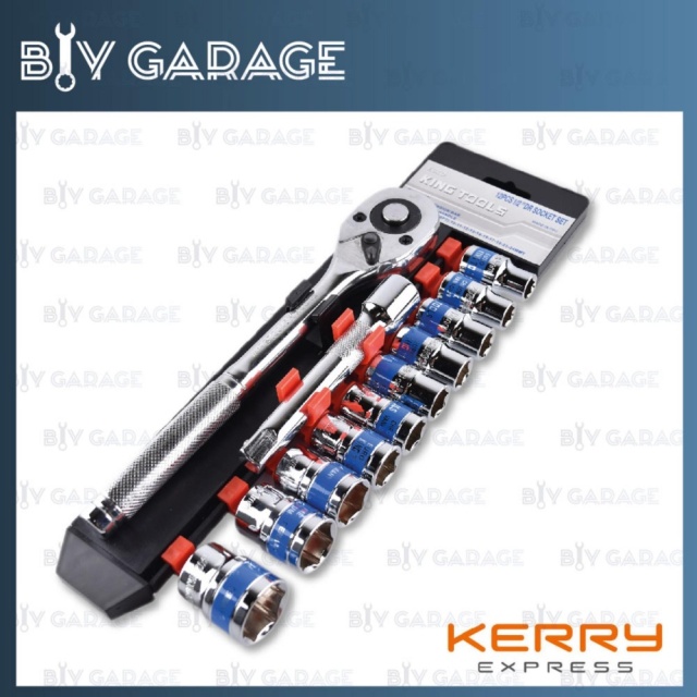 เช็คราคา เครื่องมือช่าง Euro king tool 1/2" DR SOCKET SET 12PCS. CHROME ...