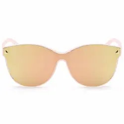 Fashion Sunglasses Large lenses แว่นตากันแดด Polarized รุ่น 1808(Pink ...
