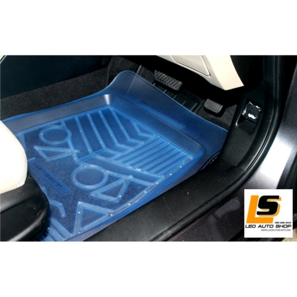 LEOMAX ชุด 4 ชิ้น ถาด PVC ไลอ้อน ฟ้าใส - ถาดปูพื้นรถยนต์ พลาสติก PVC รุ่น SPIRIT LION ชุด 4 ชิ้น ...