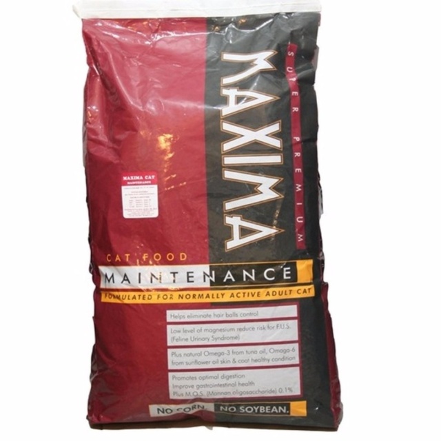 ขายดี Maxima Cat Food 15 Kg อาหารแมวโตแบบเม็ด สูตรบำรุงขน ผิวหนัง และ ...