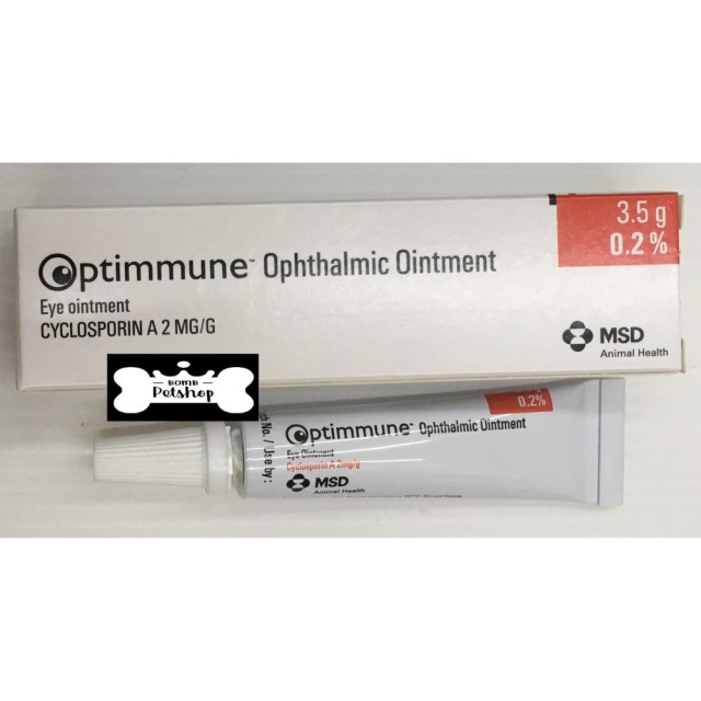 ดูราคา Optimmune Ophthalmic Ointment อ๊อฟติมมูน ยาป้ายตาชนิดขึ้ผึ้ง 3.5g