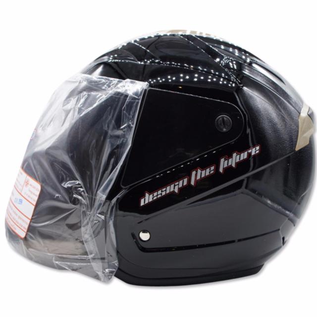 สั่งซื้อ SPACE CROWN หมวกกันน๊อค รุ่น VISION สีดำเงา