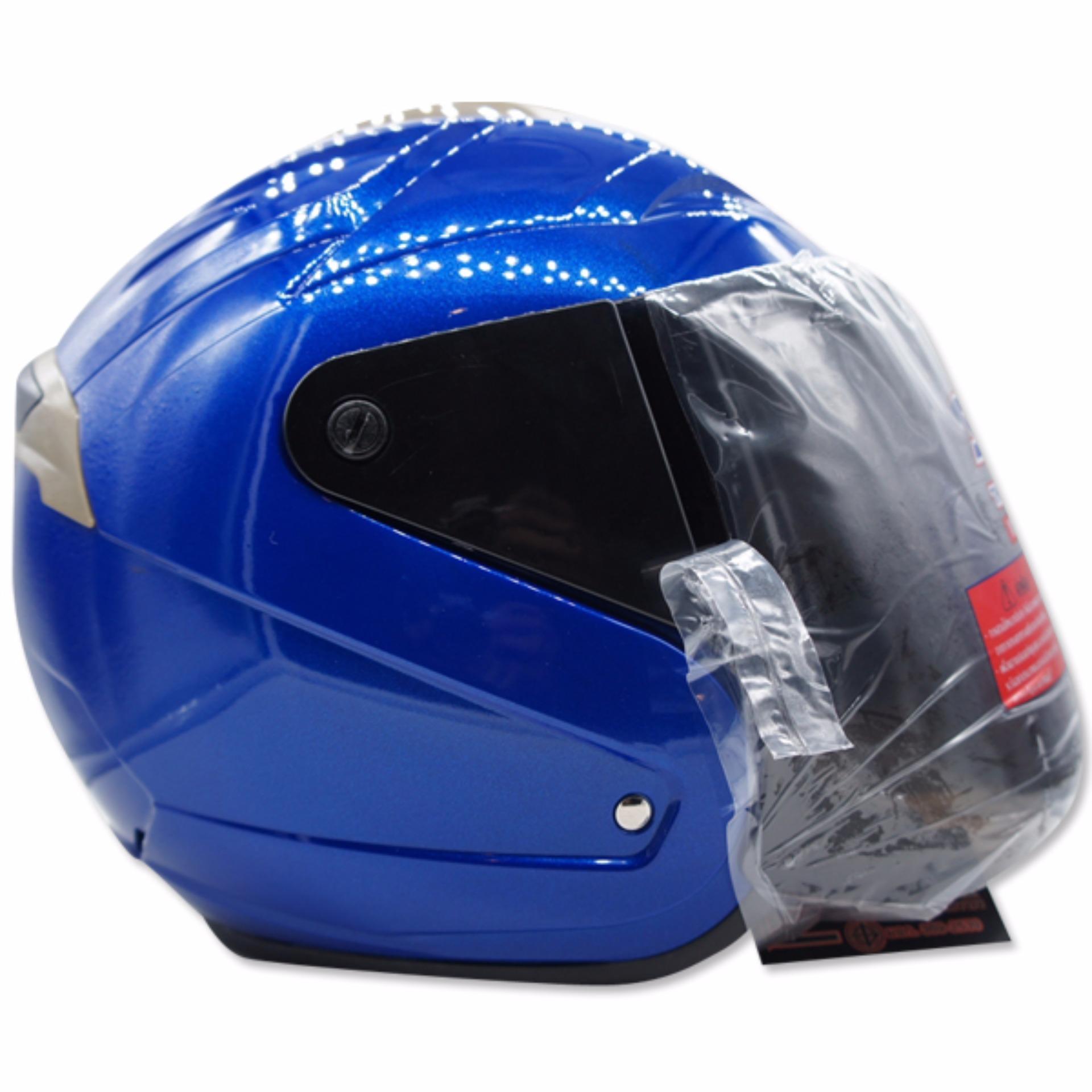 SPACE CROWN หมวกกันน๊อค รุ่น VISION สีน้ำเงิน Free Shipping - Home ...