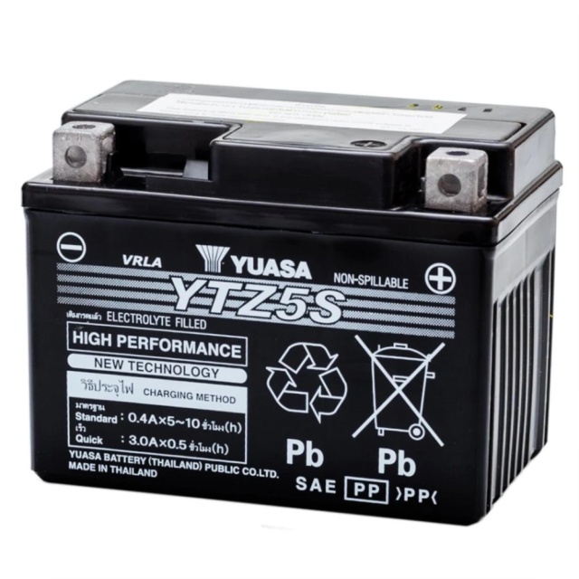 ดีลพิเศษ YUASA แบตเตอรี่แห้ง (พร้อมใช้) YTZ-5S สำหรับมอเตอร์ไซค์