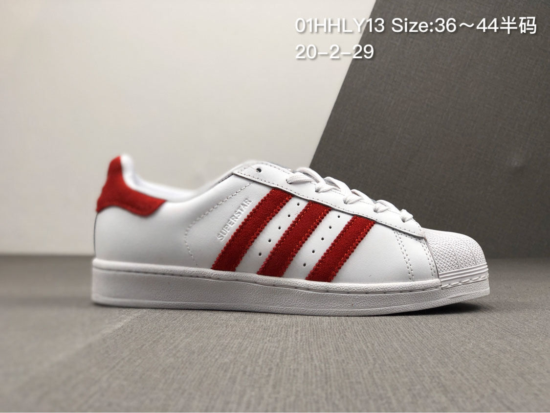 adidas clover Superstar shell head layer leather soft blue bottom ...