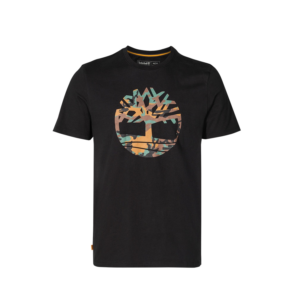 Timberland Men's SS OUTDOOR HERITAGE SEASONAL CAMO TREE LOGO TEE เสื้อ ...