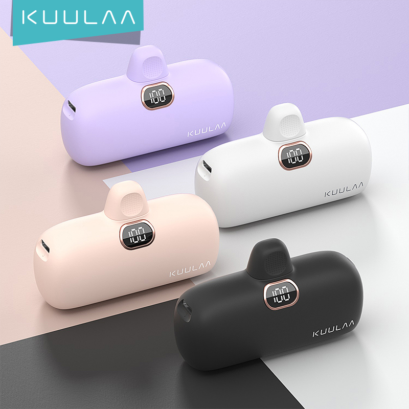Kuulaa 20W Mini Powerbank พาวเวอร์แบงค์ ขนาดเล็ก แบบพกพา 5000mah Power ...