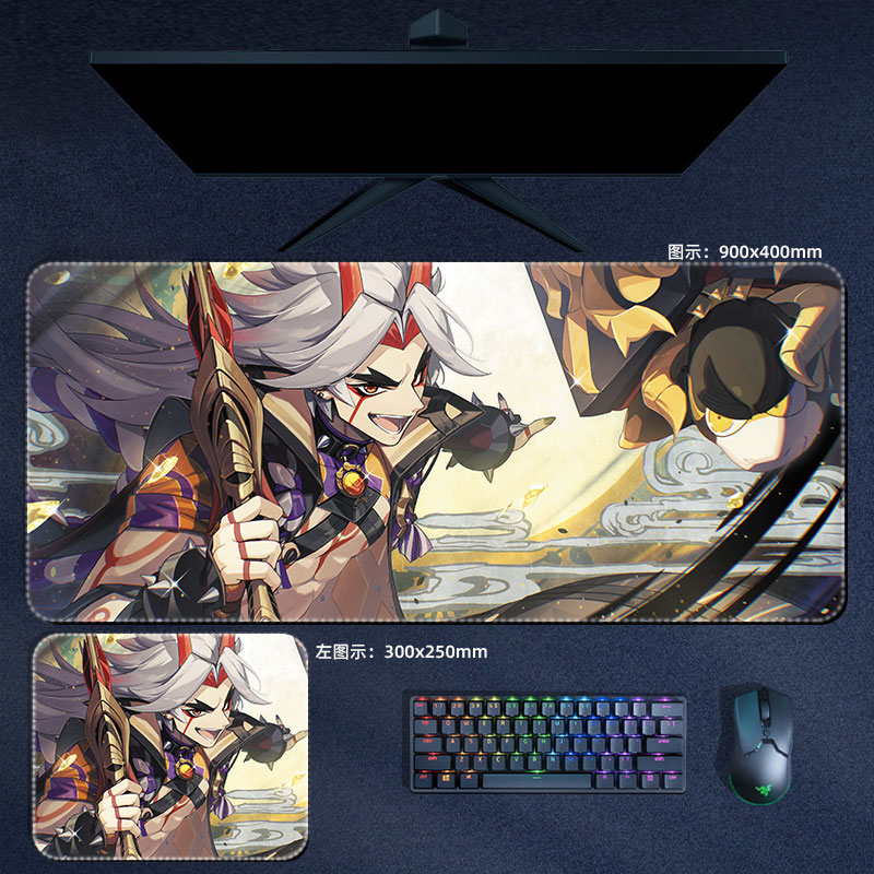 Genshin Impact Mouse Pads Raiden Sho Nilou Nahida Hu Tao Mousepad ...
