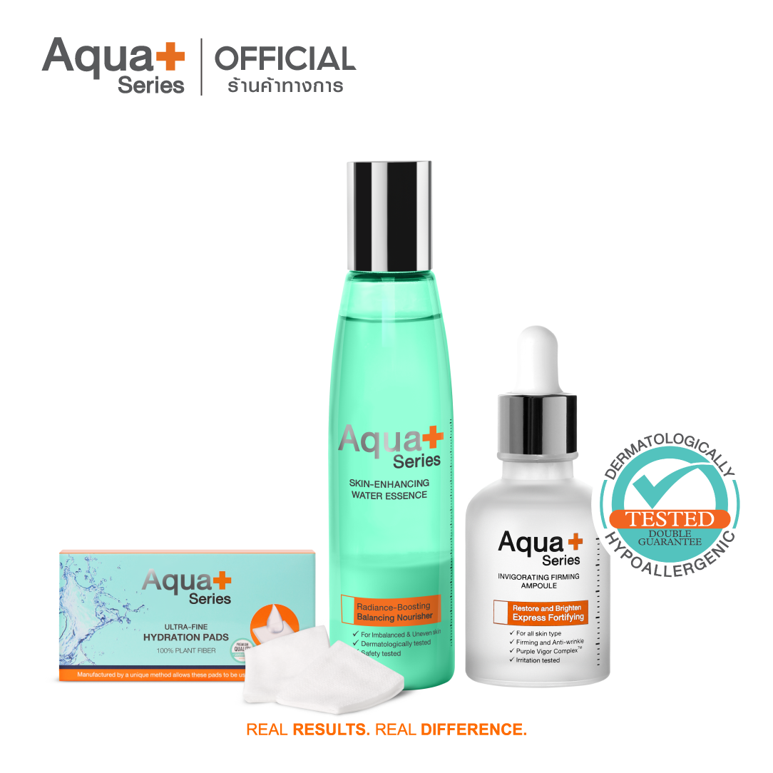 AquaPlus Invigorating Firming Ampoule 30 ml. & Skin-Enhancing Water ...