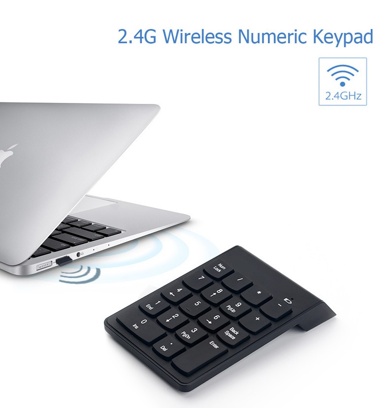 Numeric Keypad Wireless แป้นพิมพ์ตัวเลขไร้สาย รองรับ Computer ...