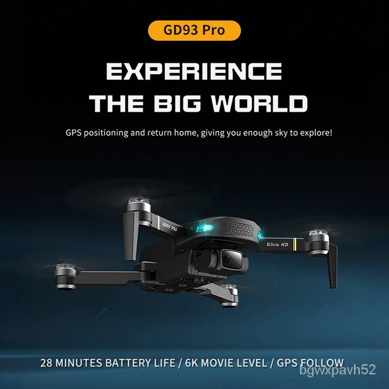 GD93 Pro Drone 4K 6K HD Camera GPS 5G GPS FPV Brushless EIS Anti-Shake ...