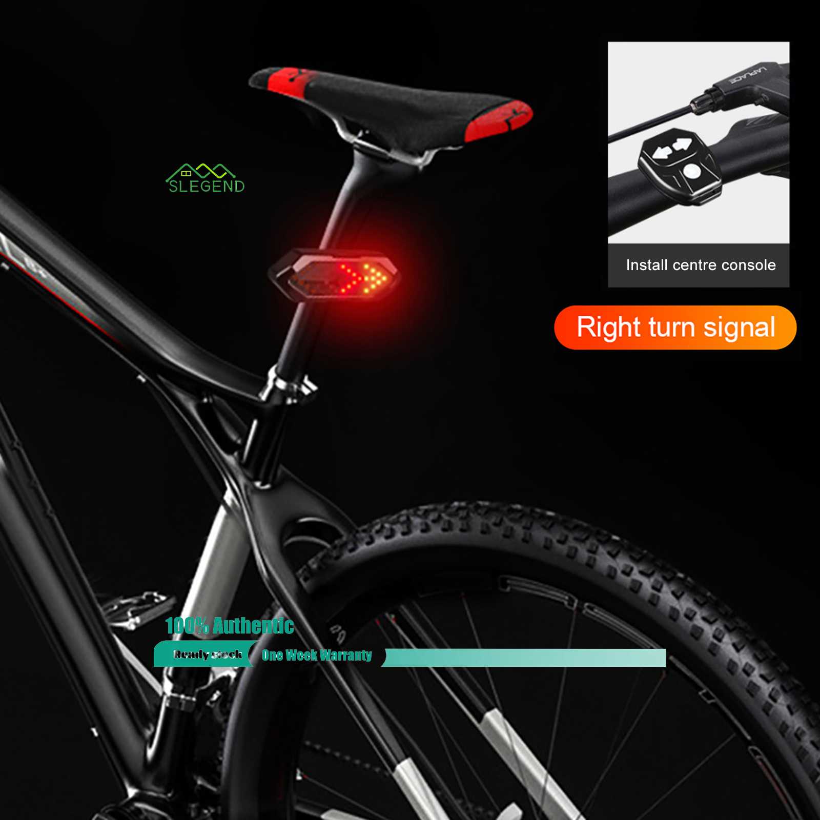 Bike Tail Light Smart Bicycle Rear Flashlight Bike Warning Turn ...
