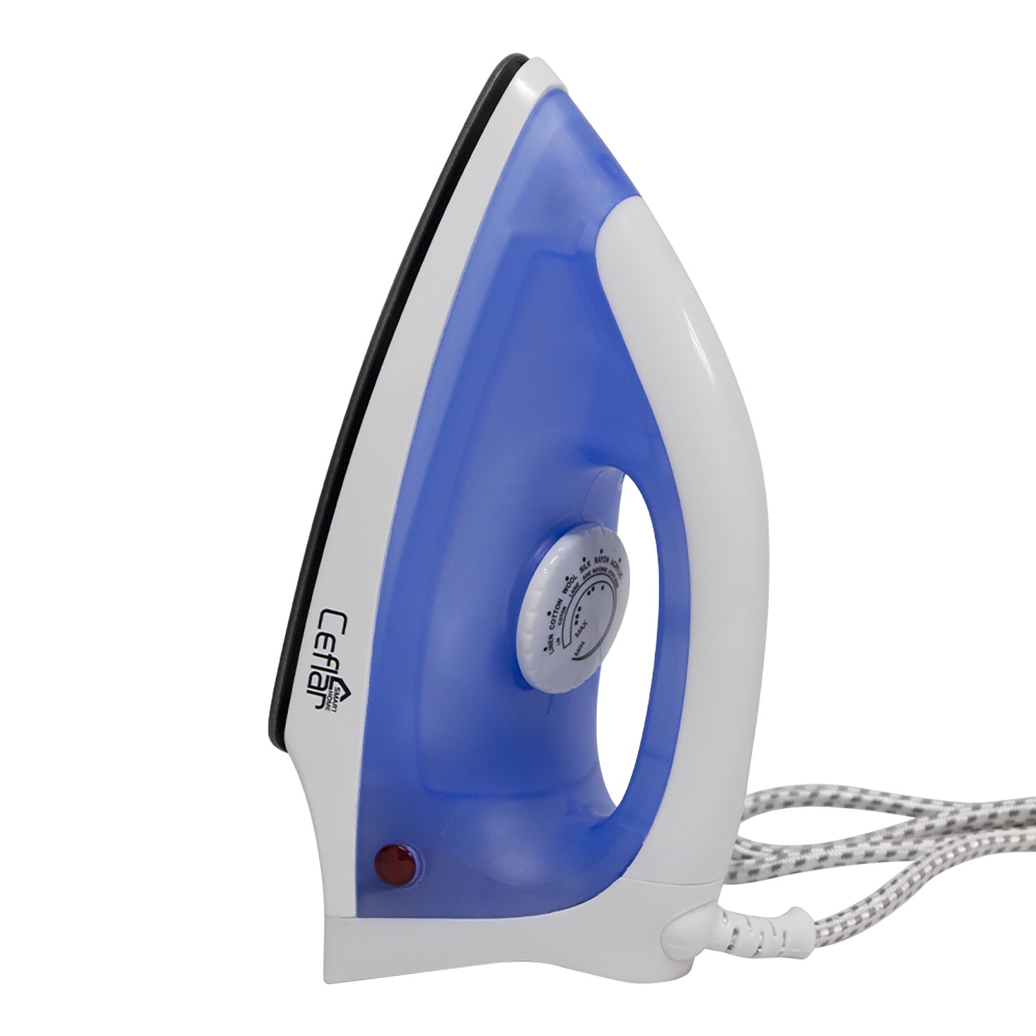 เตารีดแห้ง CEFLAR IR-001 1.20ปอนด์ กำลังไฟ 1000 วัตต์ ขนาดกะทัดรัด น้ำหนักเบา ดีไซน์ทันสมัย ปรับ ...