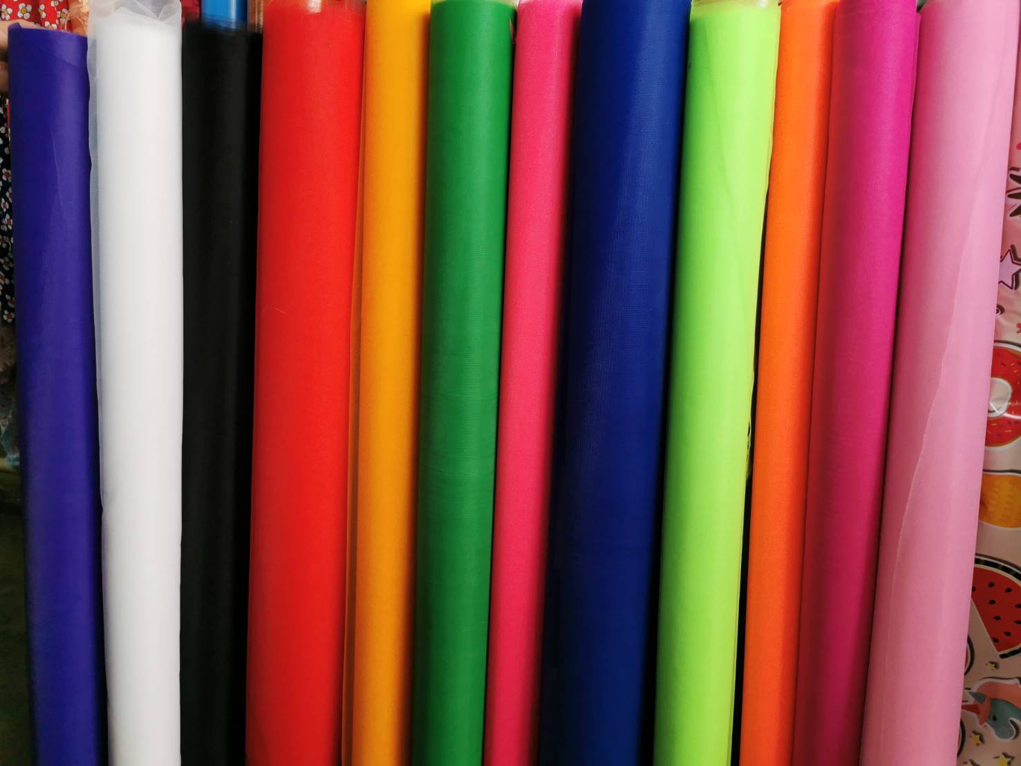 ผ้าแพร ผ้าผูกศาลพระภูมิ ผูกต้นไม้ ขึ้นเสาเอก ผ้าแพรเยื่อไม้ ผ้า 3 สี 7 ...