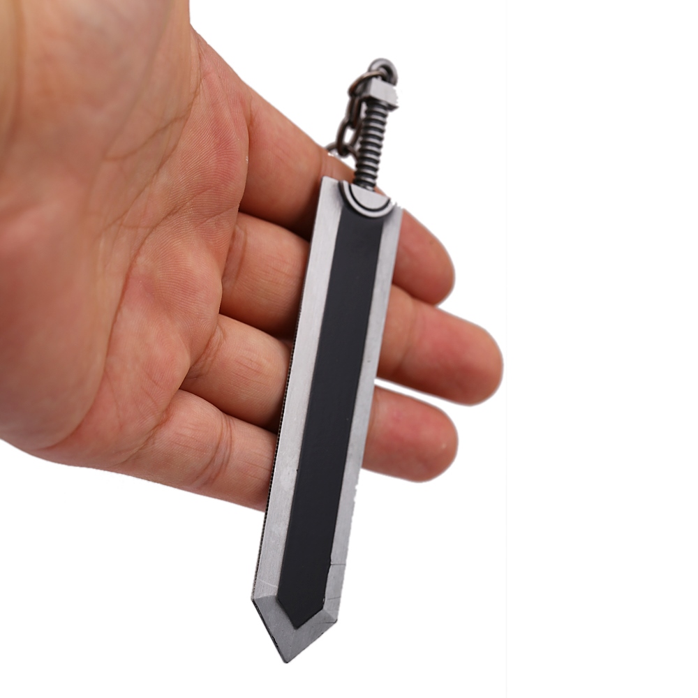 Game Berserk Guts Sword Keychain Legend Warrior Black Zinc Alloy ...