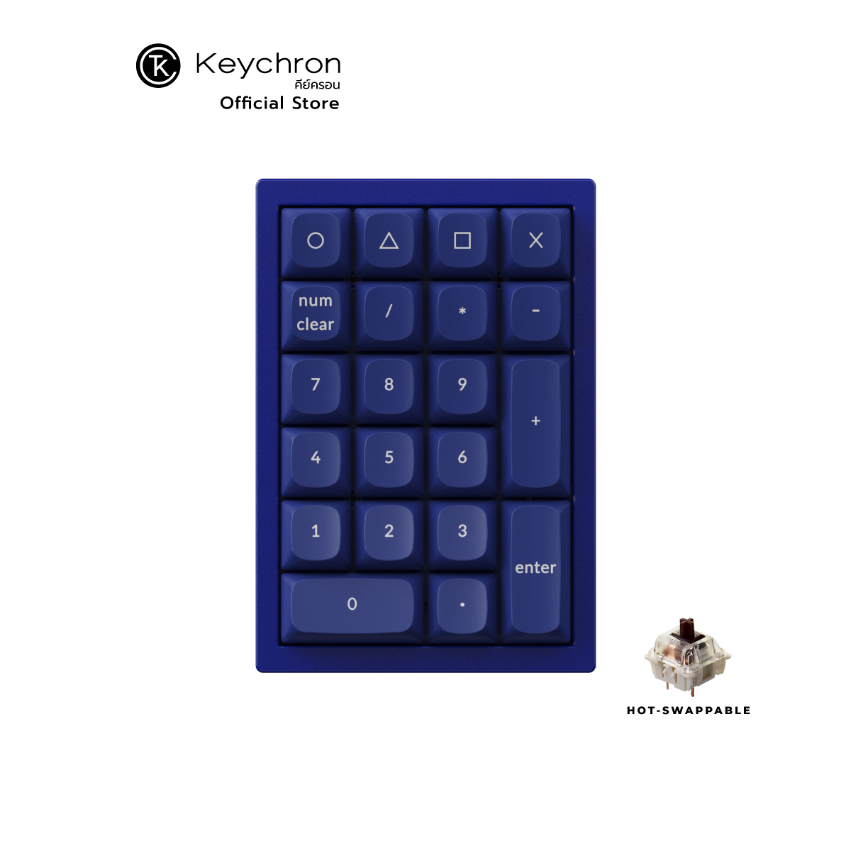 Keychron Q0 QMK VIA Custom Numpad Keyboard คีย์ครอน คีย์บอร์ด นัมแพด ...