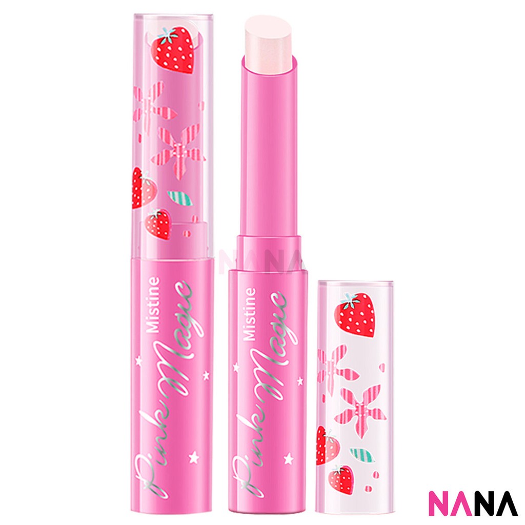 ลิป ลิปสติก mistine *ล็อดใหม่* สตรอเบอร์รี่ ลิปสติก PINK MAGIC สีชมพูสี ...