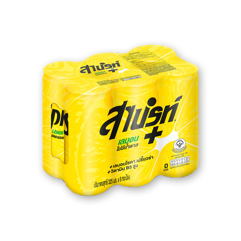 พร้อมส่ง สไปร์ท เลมอนพลัส 325 มล. x 6 กระป๋องSprite Lemon Plus 325 ml x ...