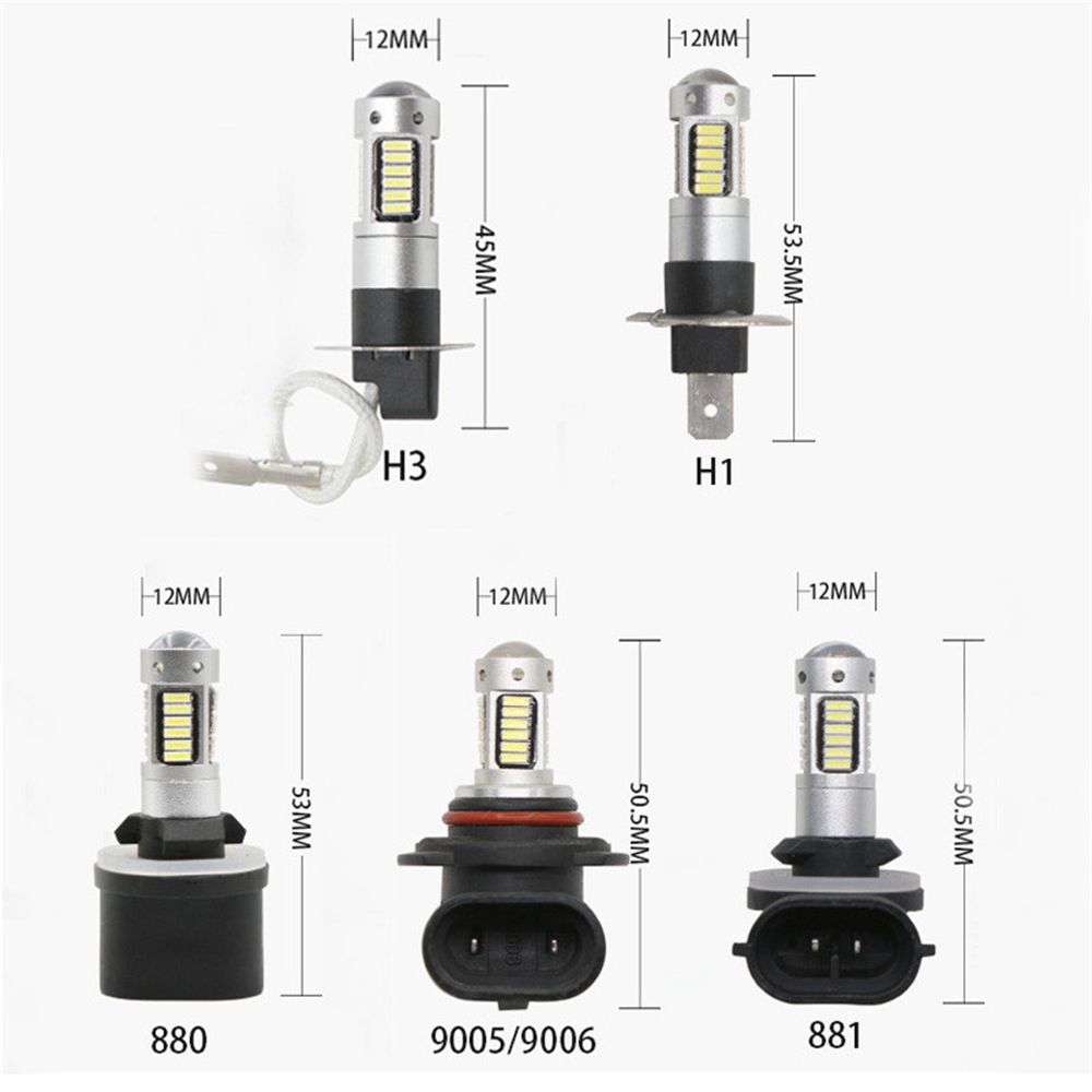 5210A สีขาว LED สว่างสุดๆ ซัง H1H39005881880 สัญญาณเลี้ยว ไฟหน้าขับรถหลอดไฟ ไฟตัดหมอกรถยนต์ DRL ...