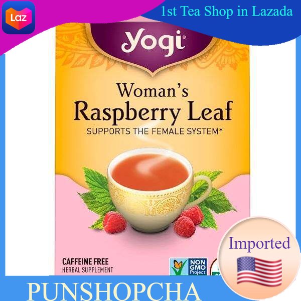 Yogi Tea,Woman's Raspberry Leaf,Caffeine Free,16 Tea Bags | Lazada.co.th
