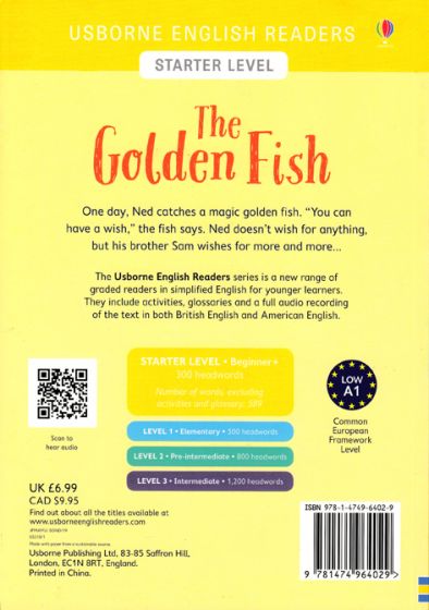 USBORNE READERS STARTER:THE GOLDEN FISH by DK TODAY - DK TODAY - ThaiPick