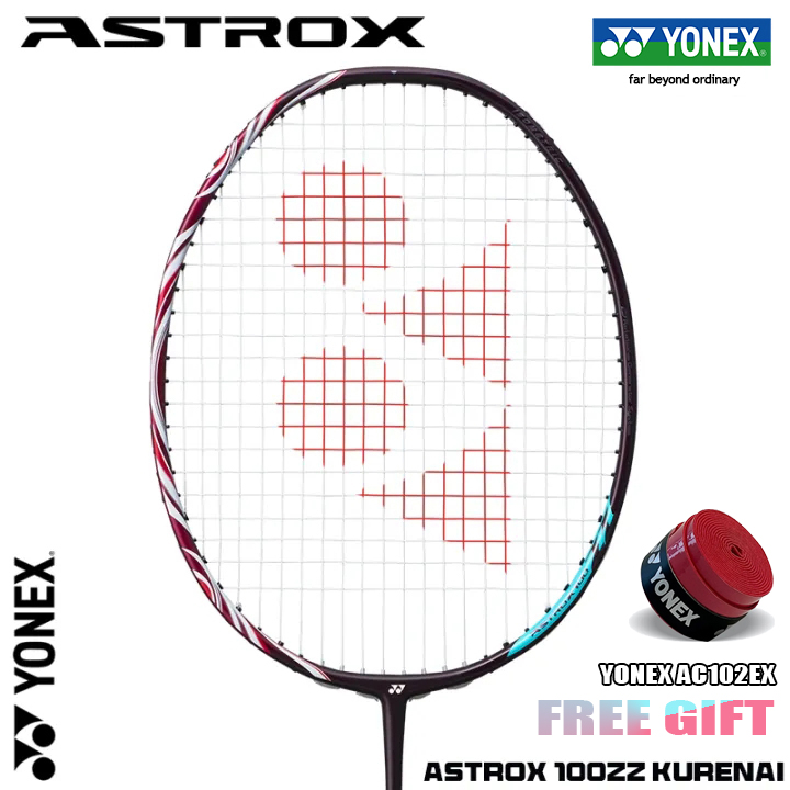 YONEX ASTROX 100ZZไม้แบดมินตันสีน้ำเงินเข้มเต็มคาร์บอนเสาเดี่ยว 4U 28 ...