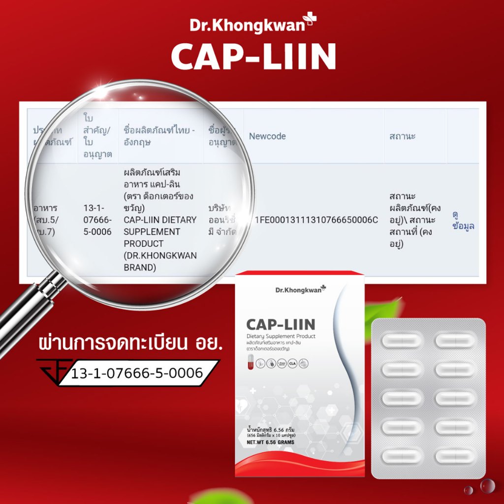 ของแท้ ซื้อ1แถม1 ส่งฟรี Cap Liin แคปลีน ดร.ของขวัญ แคปอิ่ม คุมหิว 1 กล่อง บรรจุ 10 แคปซูล - MANA ...